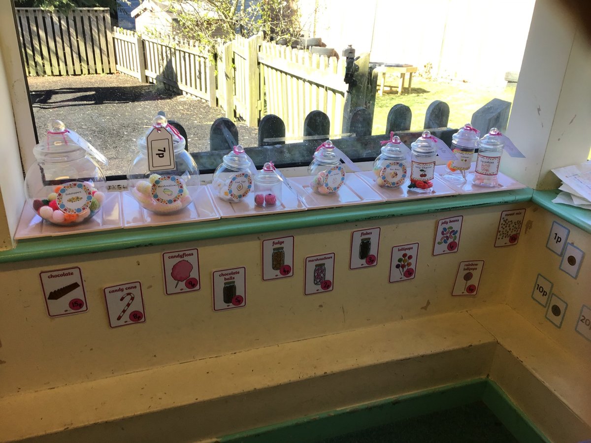 We Love Our Role Play Sweet Shop Roseberry Academy